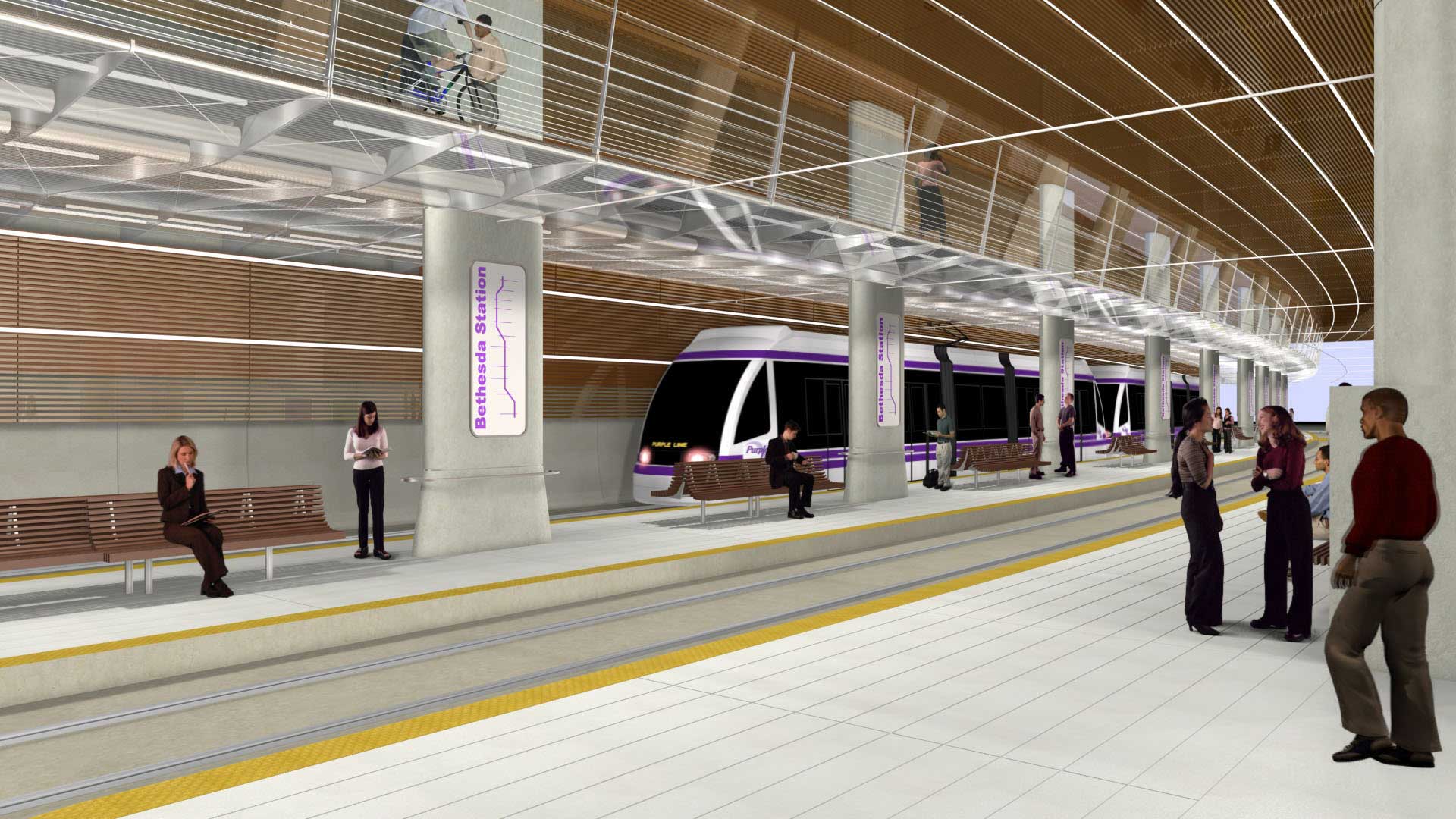 Maryland Purple Line Light Rail Transit Project | Shelly Lighting