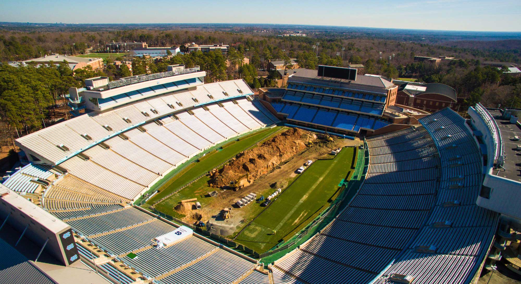 Kenan Stadium Trunkline System Repair | RK&K Projects