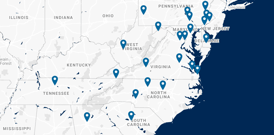 RK&K Locations | Responsive People. Creative Solutions.